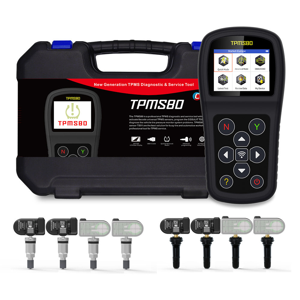 CGsulit TPMS80 TPMS diagnostic & programming tool + 4 PCS CGsulit TS01 – CGSULITShop