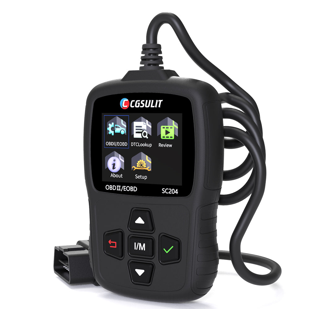 CGsulit SC204 OBD2 CAN Diagnostic Tool Fault Code Reader Multi-languag ...