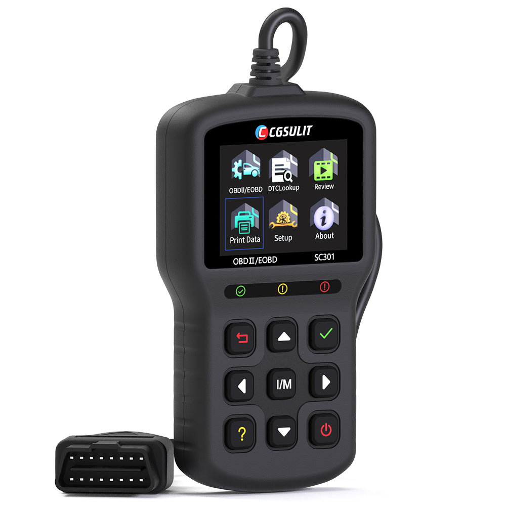 CGsulit SC301 CAN OBDII/EOBD Code Reader Engine Tool for I/M and DTCs ...